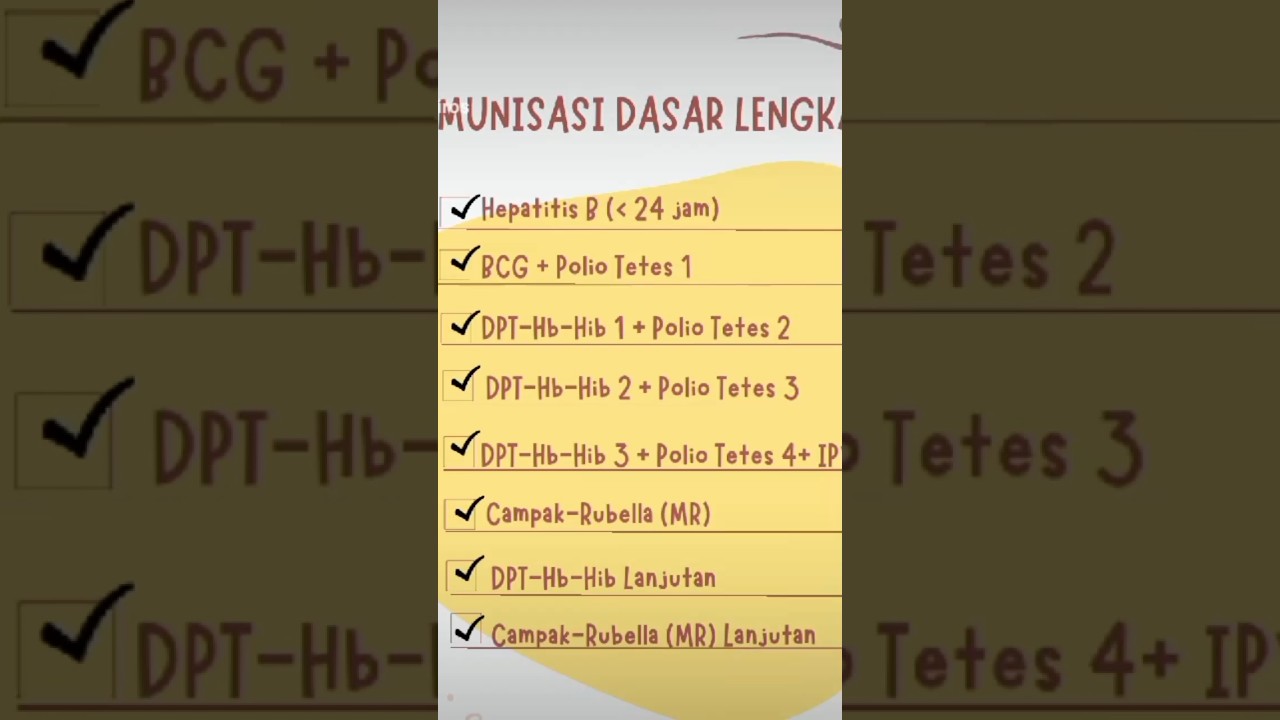 imunisasi dasar lengkap #edukasi #anaksehat #imunisasi #bidan #fyp