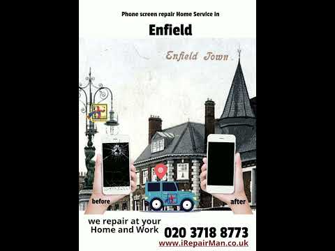 iPhone screen fixing mobile service in Enfield London