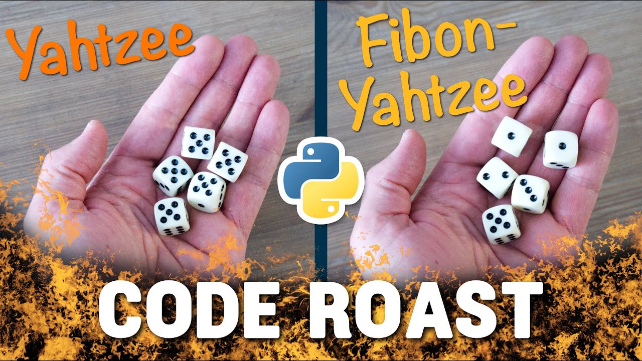 CODE ROAST: Yahtzee - New Python Code Refactoring Series!