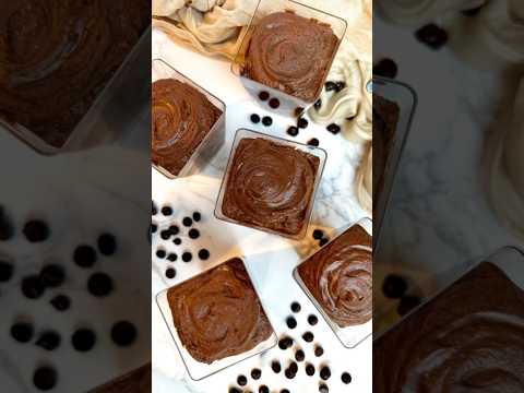 Coconut Cream Chocolate Mousse #chocolatemousse #healthydessert #recipe #cooking #foodshorts #food