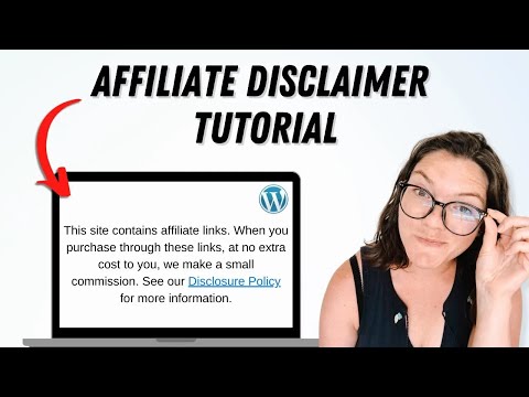 Automatically Insert Your Blog's Affiliate Disclaimer With This Free Plugin | Tutorial