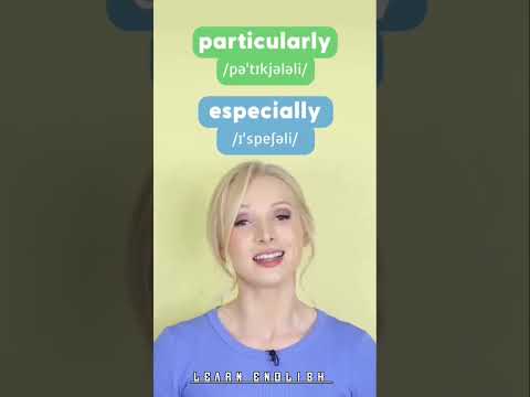 Specifically Vs particularly Vs especially | #learnenglish #english #viral #youtubeshorts #shorts