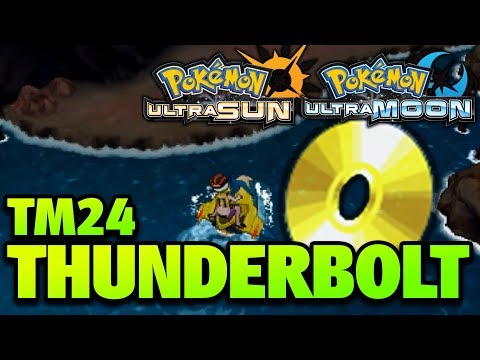 How to Get Thunderbolt Location – Pokemon Ultra Sun and Moon TM 24 Thunderbolt Location