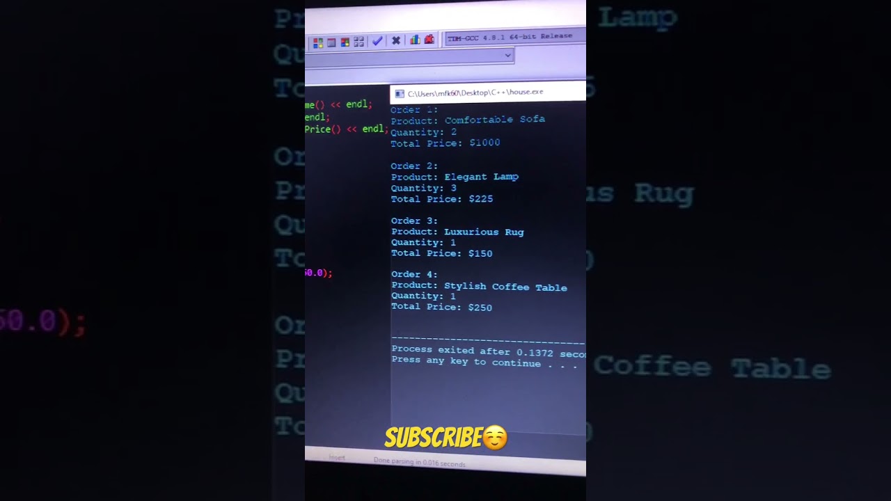 decor items IDE dev c++ #cppprogramming