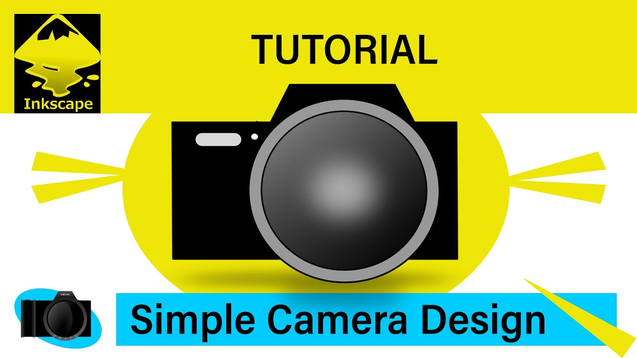 Inkscape Tutorial - Simple Camera Design