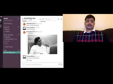 ChatBot Demo 1 -Dialogflow and media integration