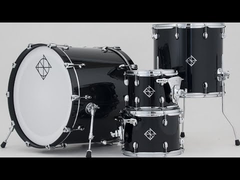 Dixon Cornerstone Piano Black 4 pc Shell Pack | Reverb