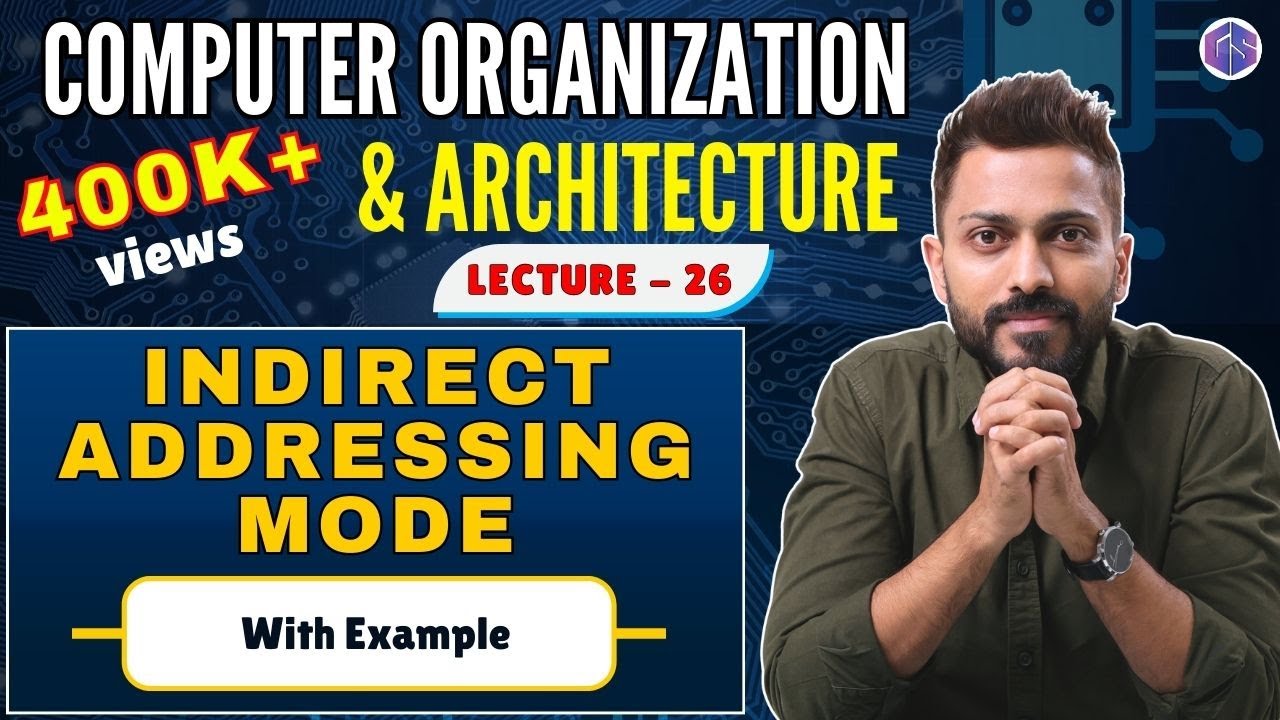 L-2.8: Indirect Addressing Mode | Computer Organisation and Architecture