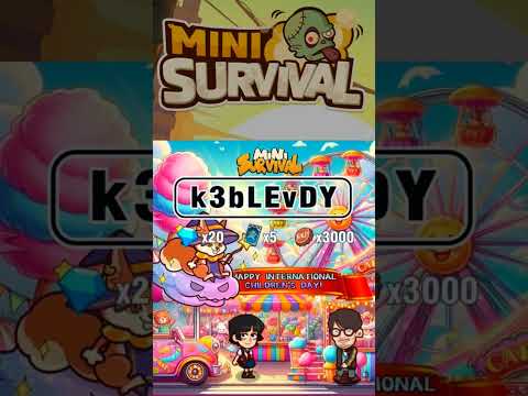 MINI SURVIVAL ,, NEW CD KEY ,, Dimond - 20 , card -5 , exp- 3000 #minisurvival #cdkey #game #game