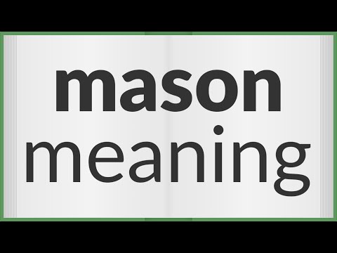 Mason | meaning of Mason