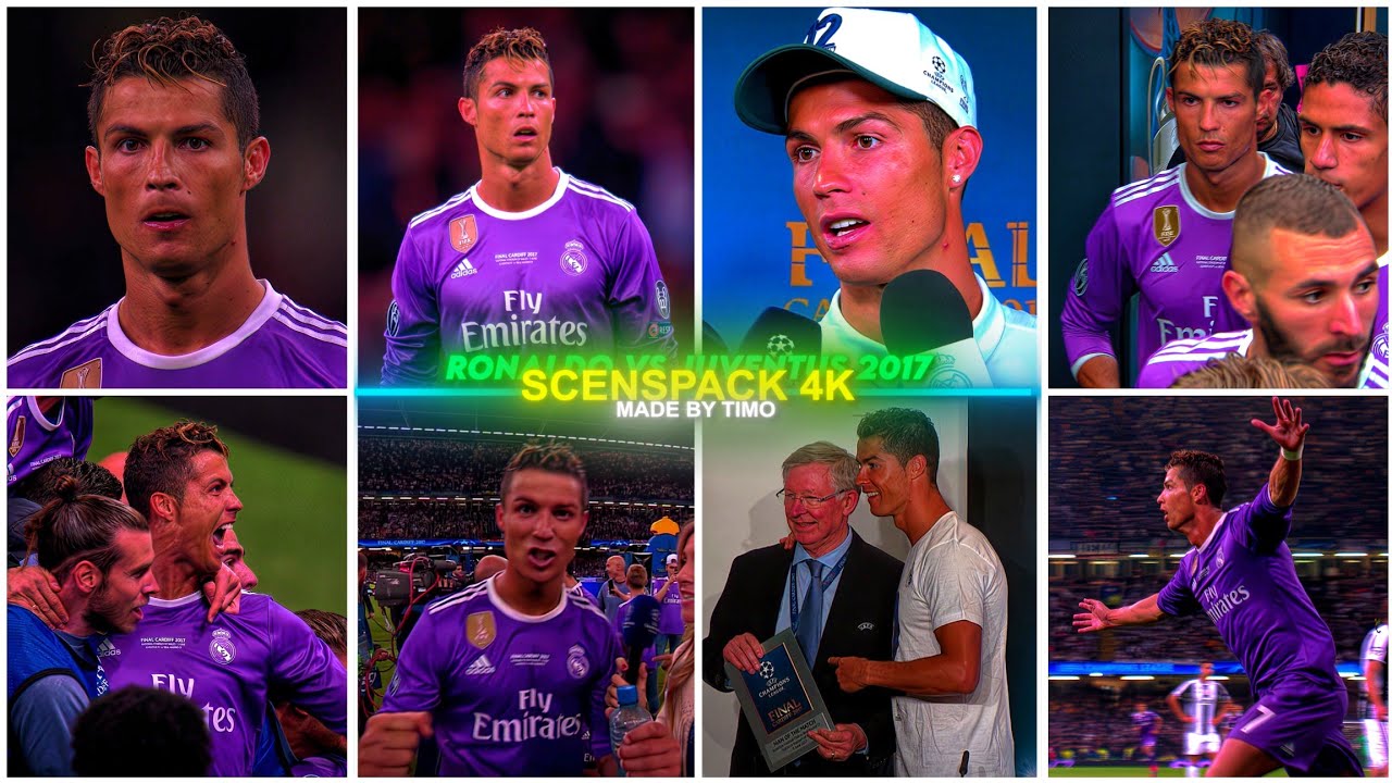 Cristiano Ronaldo Vs Juventus 2017 / RARE CLIPS ● SCENEPACK 4K ( With AE CC and TOPAZ )