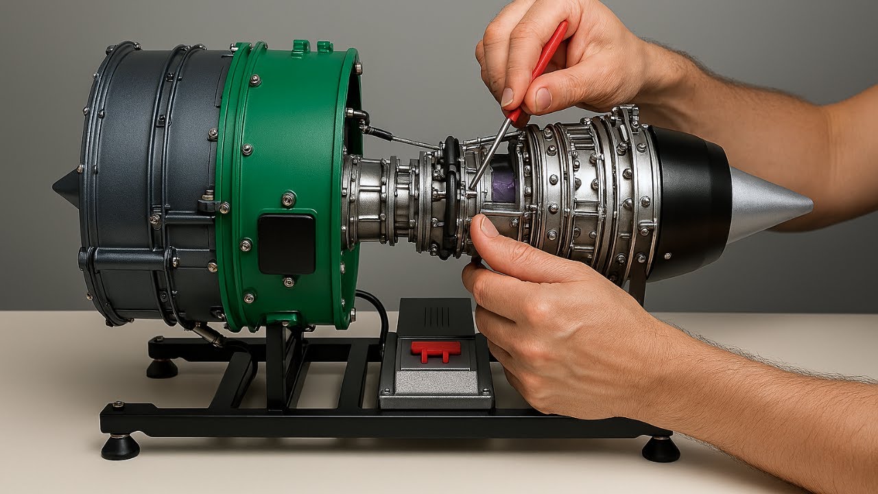 I Built a Turbofan Engine Model – Full Metal Jet Engine Kit