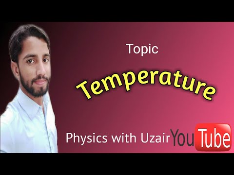 Temperature in urdu/ Hindi