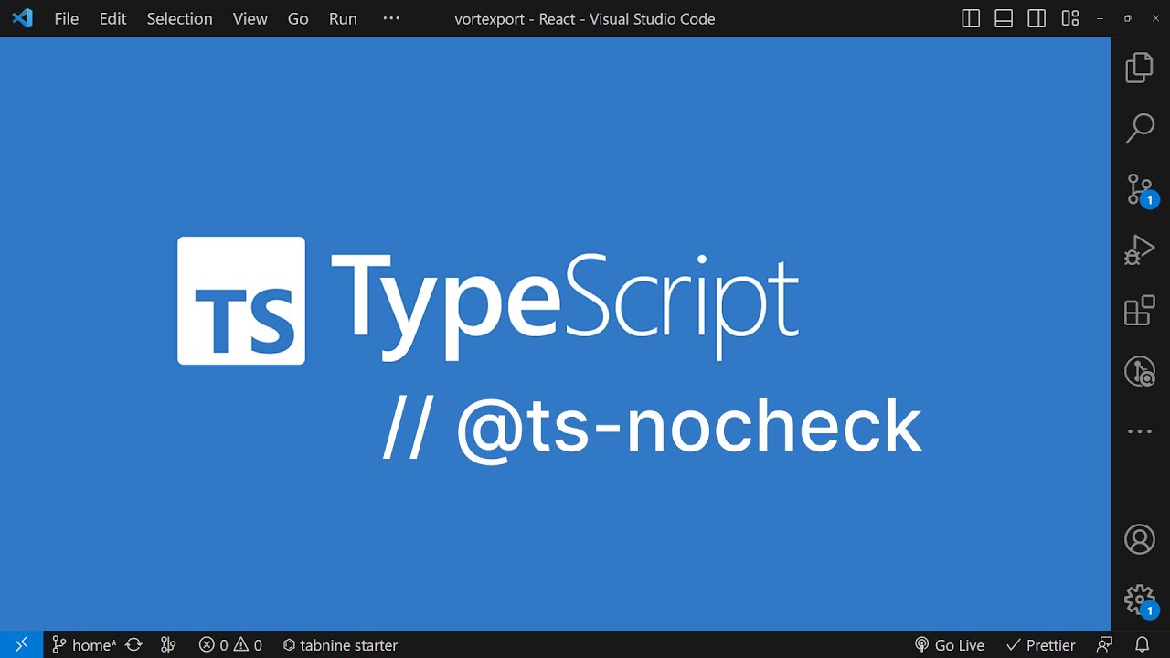How to disable type checking in TypeScript