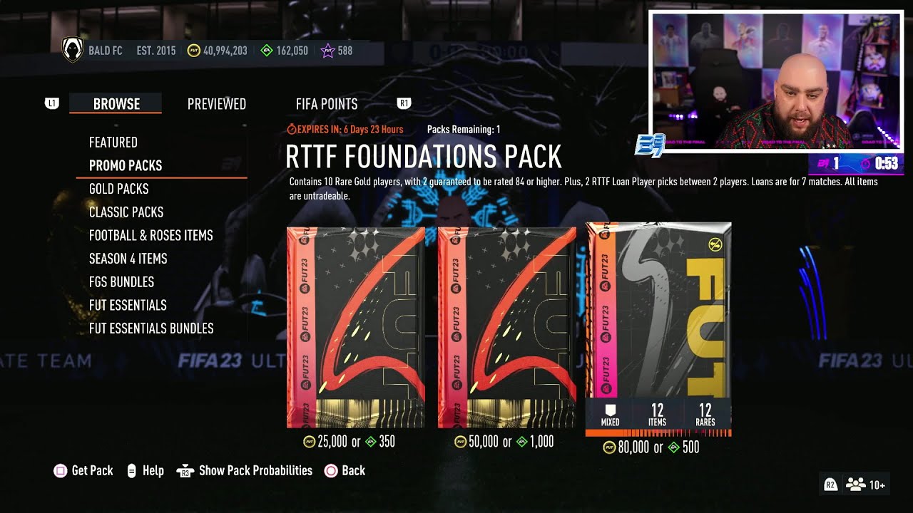 Bateson87 tests New RTTF Foundations Pack