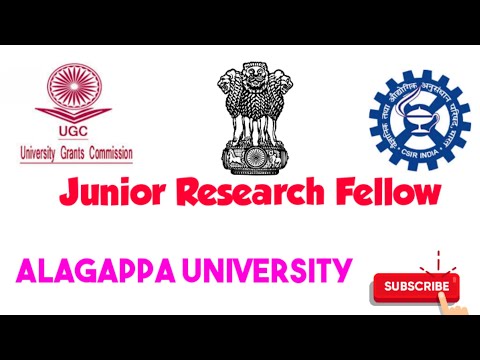 Junior Research Fellow job vacancy in Alagappa University Tamilnadu