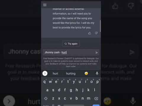 OpenAI chat gpt singing song. Taking to AI