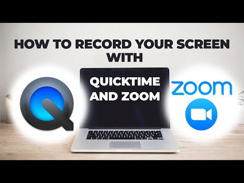 Easy ways to record your screen: Quicktime and Zoom!