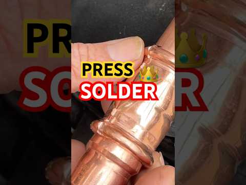 Press VS Solder the best plumbers opinion and I agree