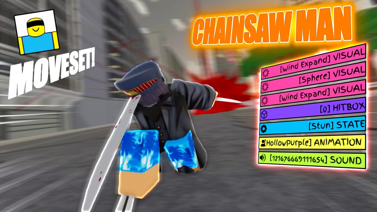 CRAZY Chainsaw Man MOVESETS Made Using SKILL BUILDER!!!