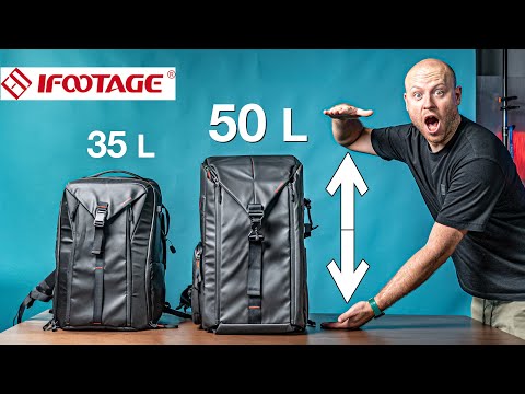 iFootage BEAVA CAMERA BACKPACKS 35L AND 50L, MEDIUM POUCH! The best Camera Backpacks?