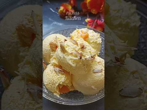 3 Ingredients Mango Ice Cream Recipe | #shorts #viral #ytshorts