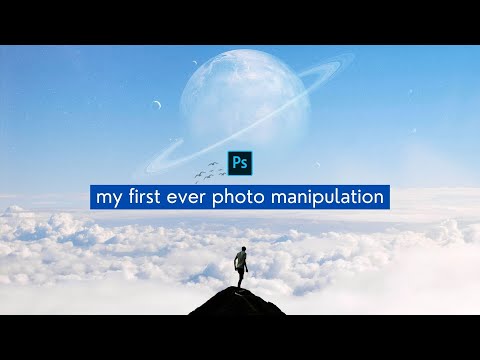 My First Ever Photo Manipulation | Creating a Photo From Scratch In Photoshop (Timelapse)