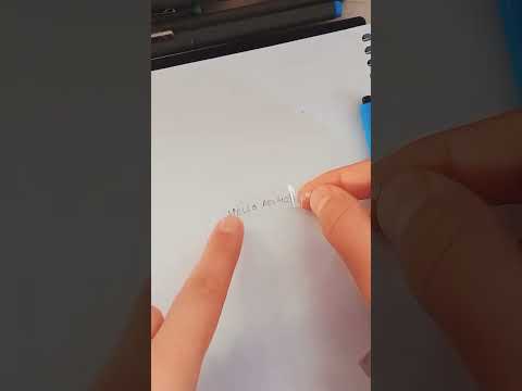 How to erase pen writing || Easy trick || no correction pen 🔥|| #crafts #shorts