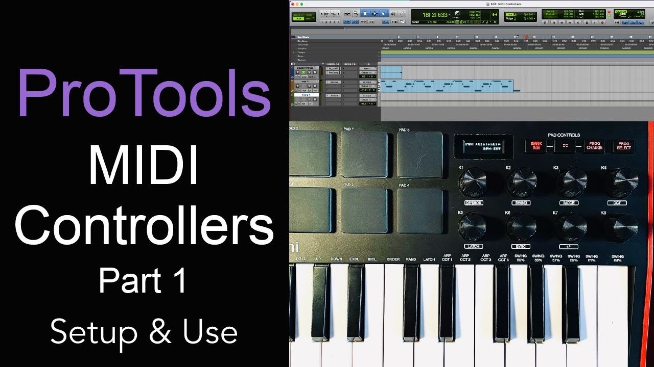 ProTools MIDI Controllers Part 1 | How To Connect Setup & Use
