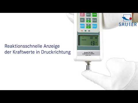 Digital force gauges for tension and compression tests with integrated measuring cell | SAUTER FH-S