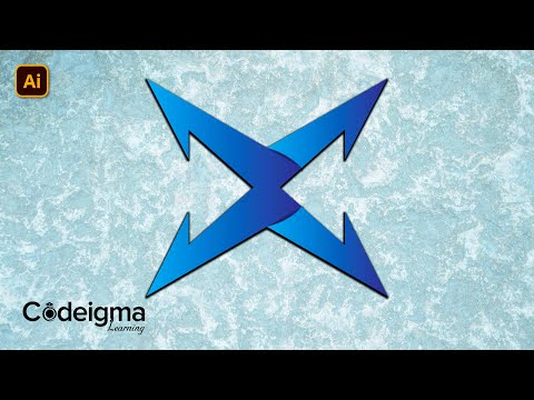 Letter X Logo Design Illustrator |Design 4| Lettermark Logo Series | Codeigma Learning