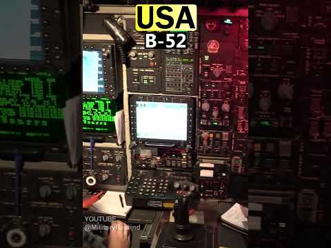 US B-52 vs Russian Tu-95 (Amazing US Aircraft Avionics. Russian looks old) #Shorts