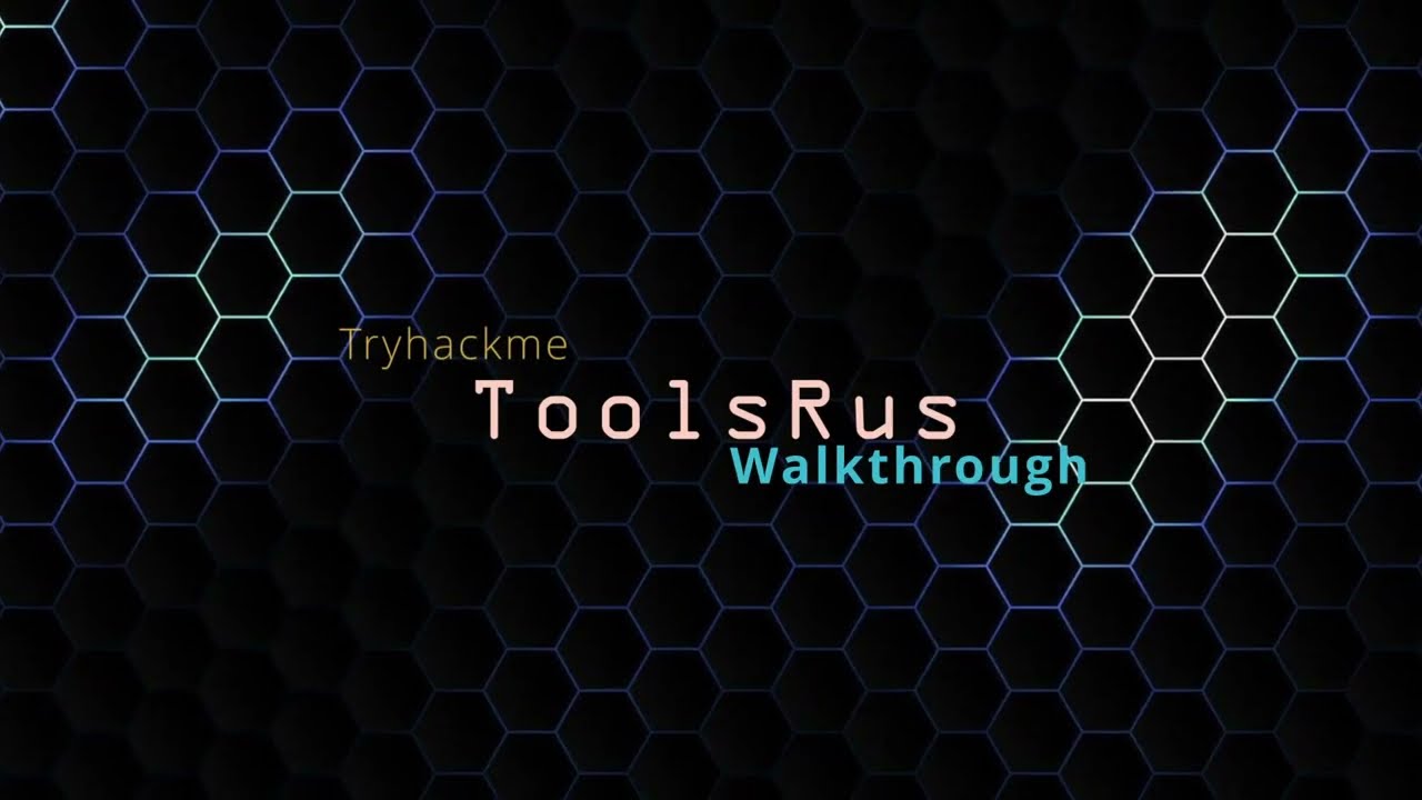 Tryhackme - ToolsRus Walkthrough