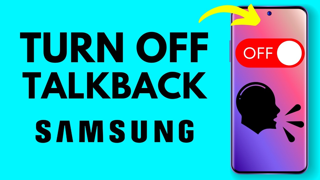How to Turn Off TalkBack on Samsung Phone - 2026