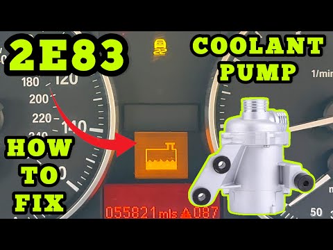 BMW 1 3 Series E81 E82 E87 E90 E92 2E83 Electric Coolant Pump Power Reduced Operation | HOW TO FIX