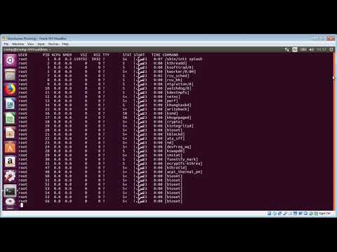 Listing processes in Linux with ps command