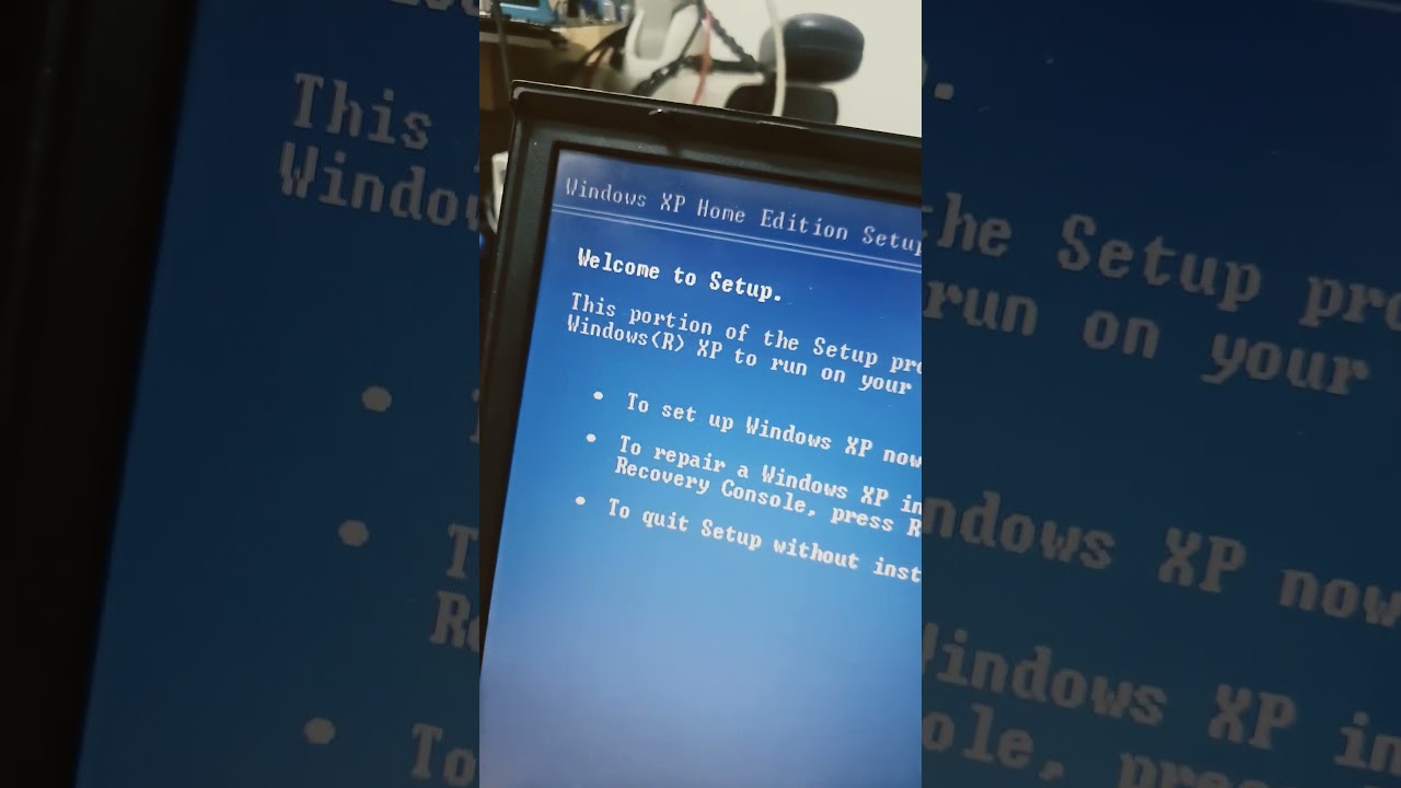 how to Install windows XP 2025