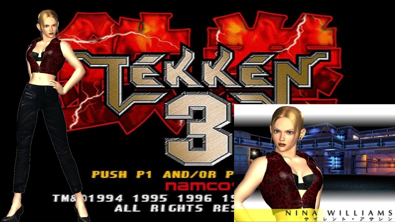 Tekken 3 – Nina Williams: Assassin’s Precision – Complete Arcade Run Gameplay Playthrough Longplay