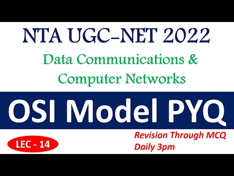 OSI Model PYQ detailed Explanation Video Lecture - Crash Course for UGC NET Computer science