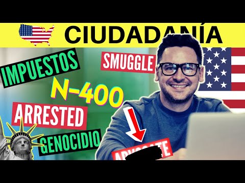 Solicitud N-400: DEFINICIONES claras y BREVES en español e inglés - examen de ciudadanía americana