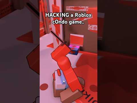HACKING a Condo.. #roblox #funny #hacker #c00lkidd #shorts
