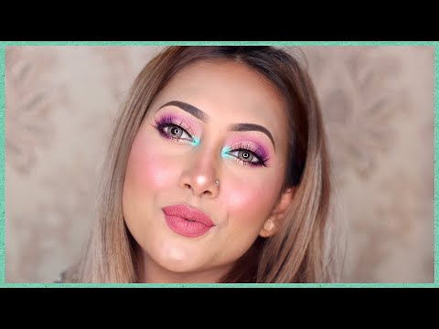 Colourful MakeupTutorial l LOLA Cosmetics x Sumayaa Meem Palette