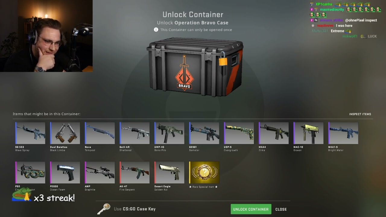ohnepixel opens a bravo case and much more expensive cases