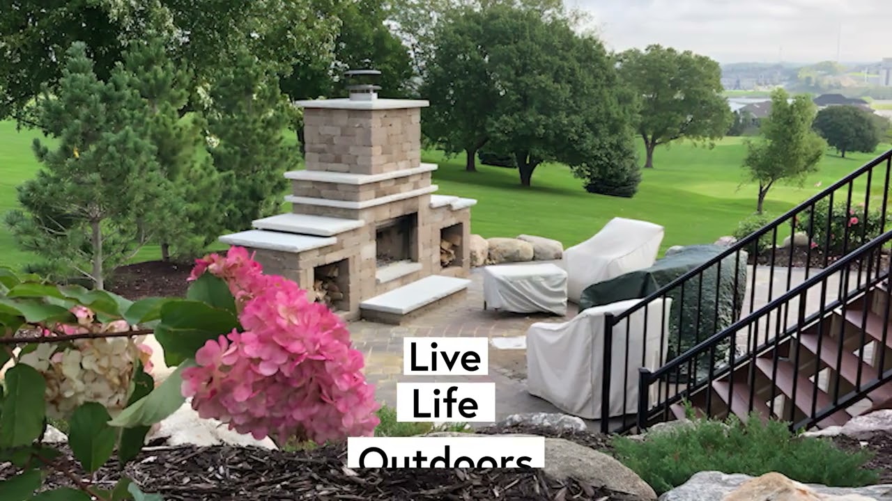 Hardscape Contractors - Outdoor Living & Pools - August Patio Fireplace