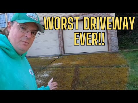 Free Pressure Washing for 94 year old lady. #pressurewashing, #ASMR, #satisfying, #freework,