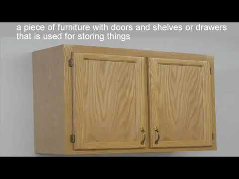 cabinet meaning | Vocabulary for Kids | Children's Dictionary | Learn English Vocabulary