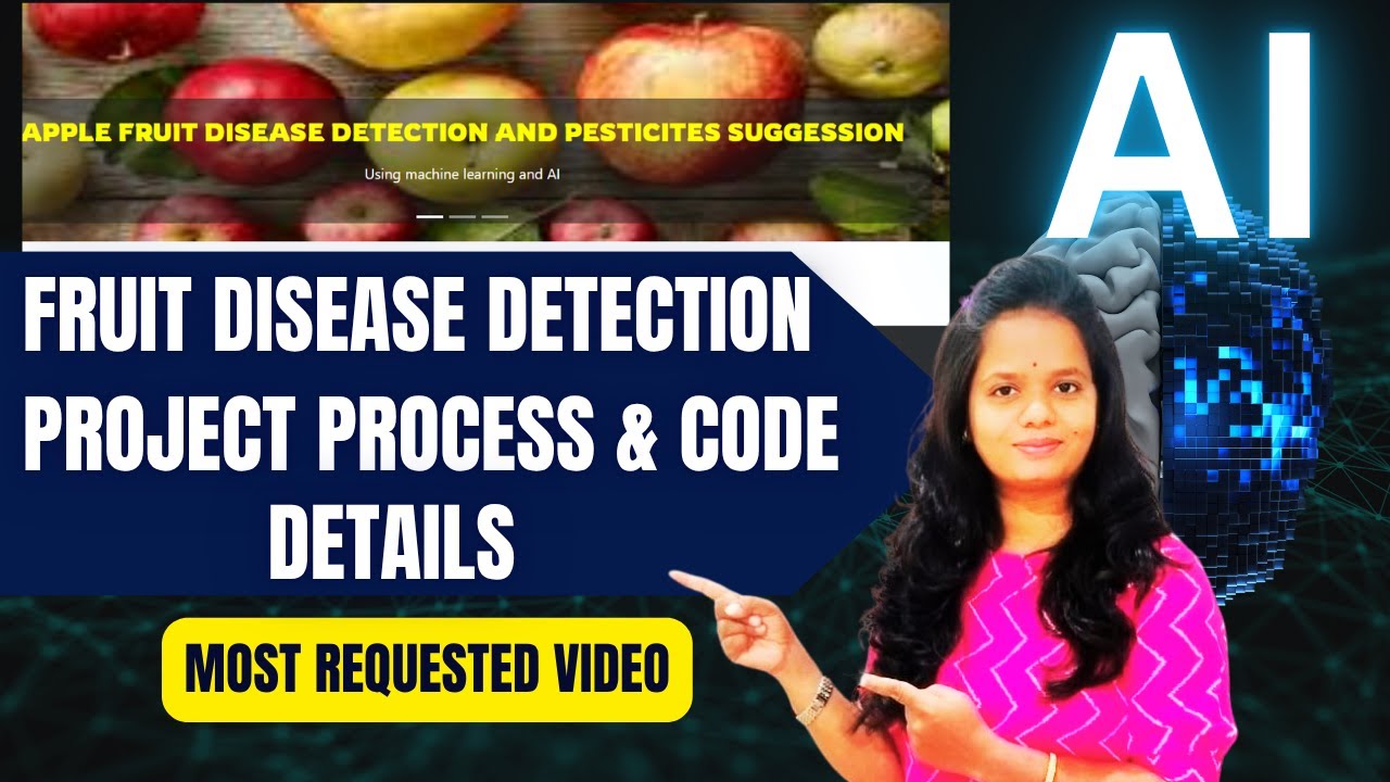 Fruit disease detection  and pesticides suggestion using AI | Machine Learning #infysky #airport