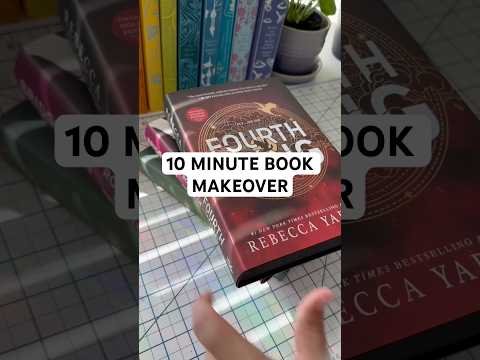 Make your hardcovers special w these press on decals! #booktube #rebinding #prettybooks #bookbinding