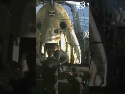 First astronaut of Crew-9 emerges from SpaceX's Dragon