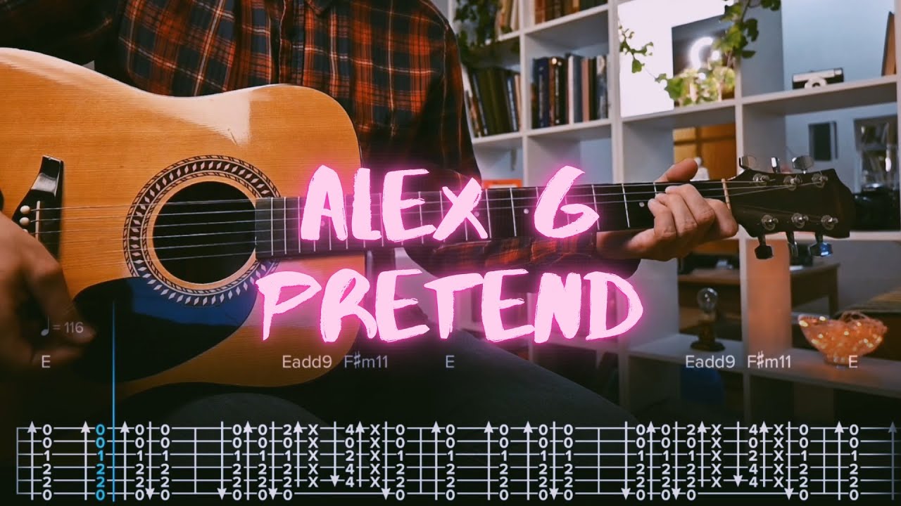 Pretend Alex G Сover / Guitar Tab / Lesson / Tutorial